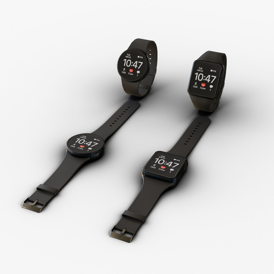 3D Smart Watches Model - TurboSquid 2457078