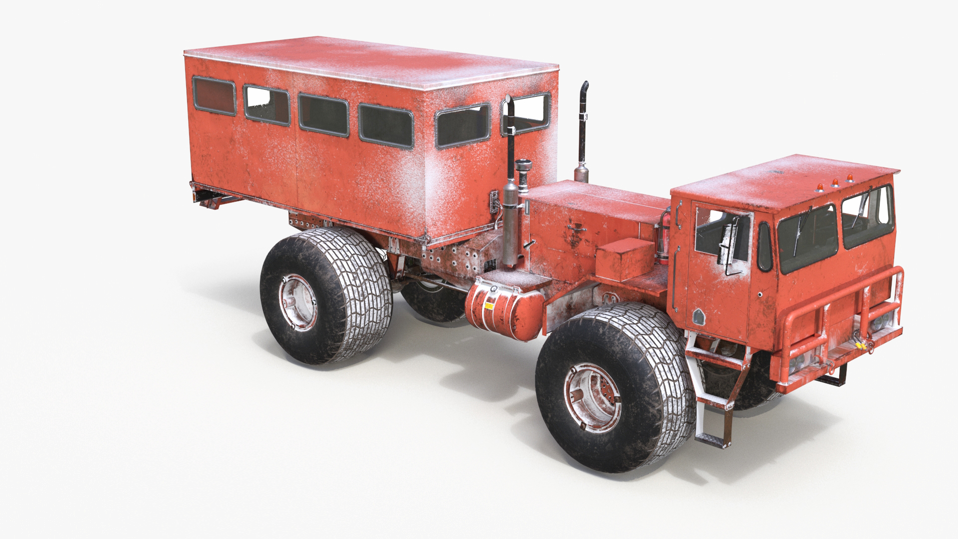3D Antarctica Snow Vehicle Rigged - TurboSquid 2328277