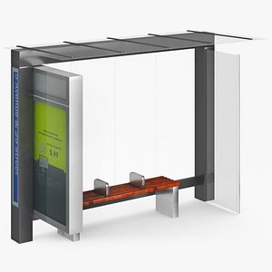 Bus Stop Enclosure 3D Models for Download | TurboSquid