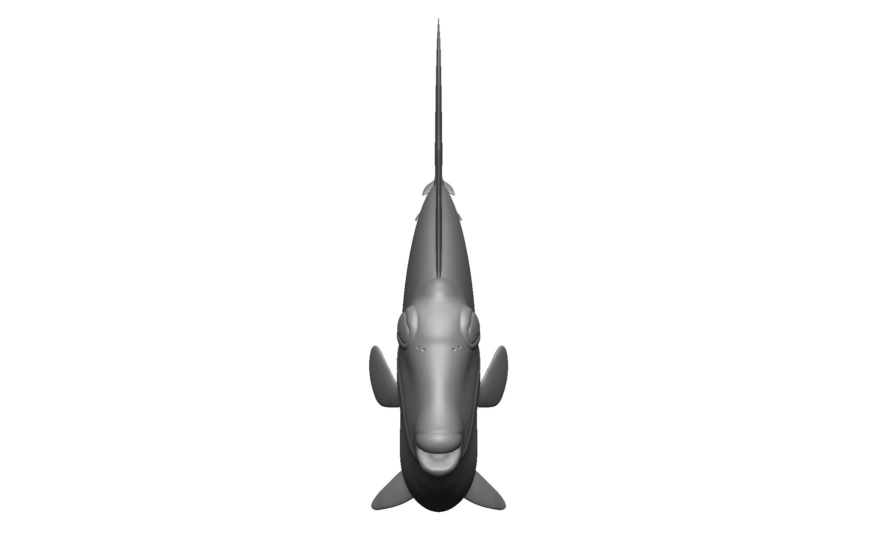Orangespine Unicornfish 3D - TurboSquid 2048731