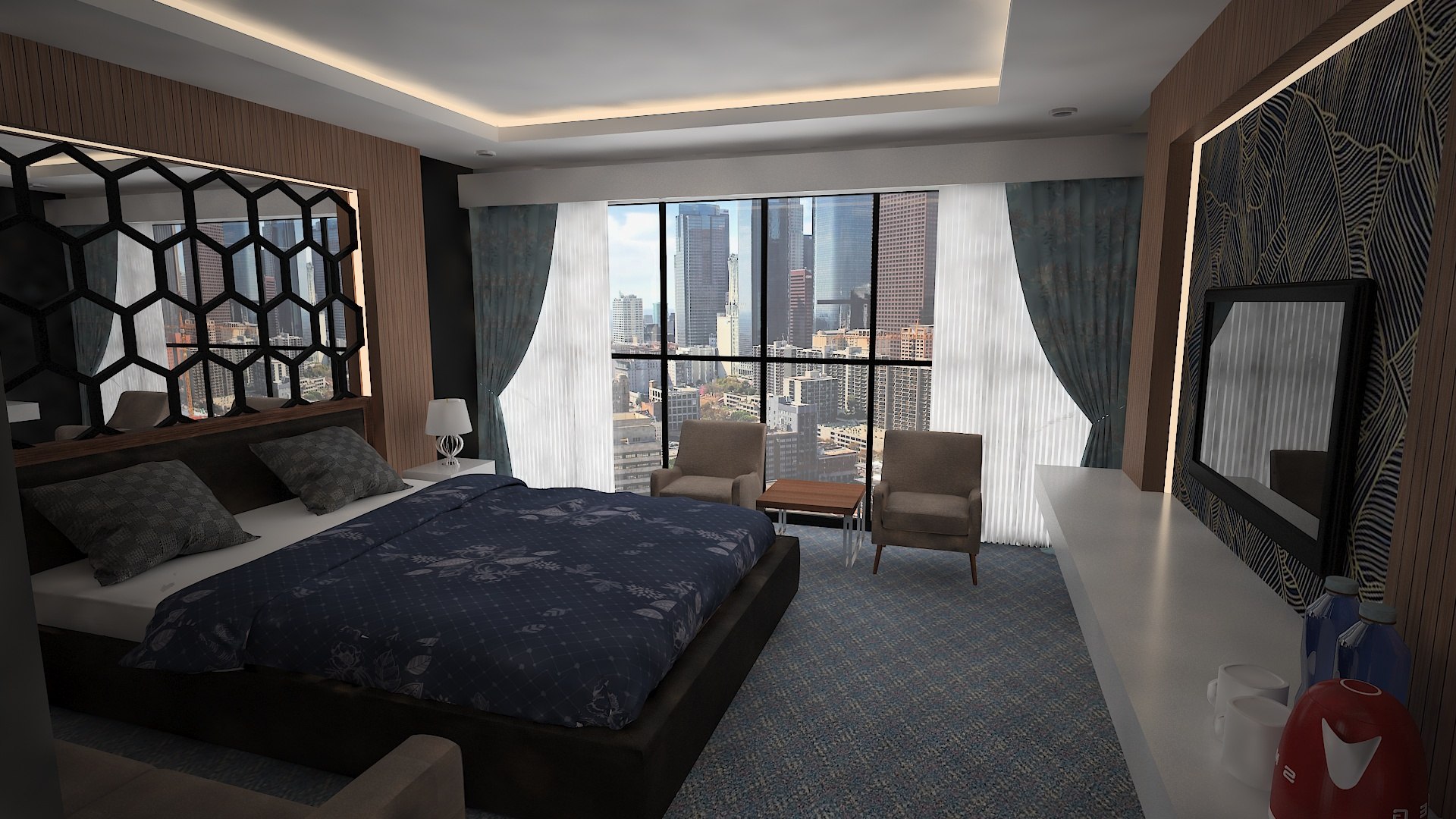 3D Model Hotel Room - TurboSquid 1956979