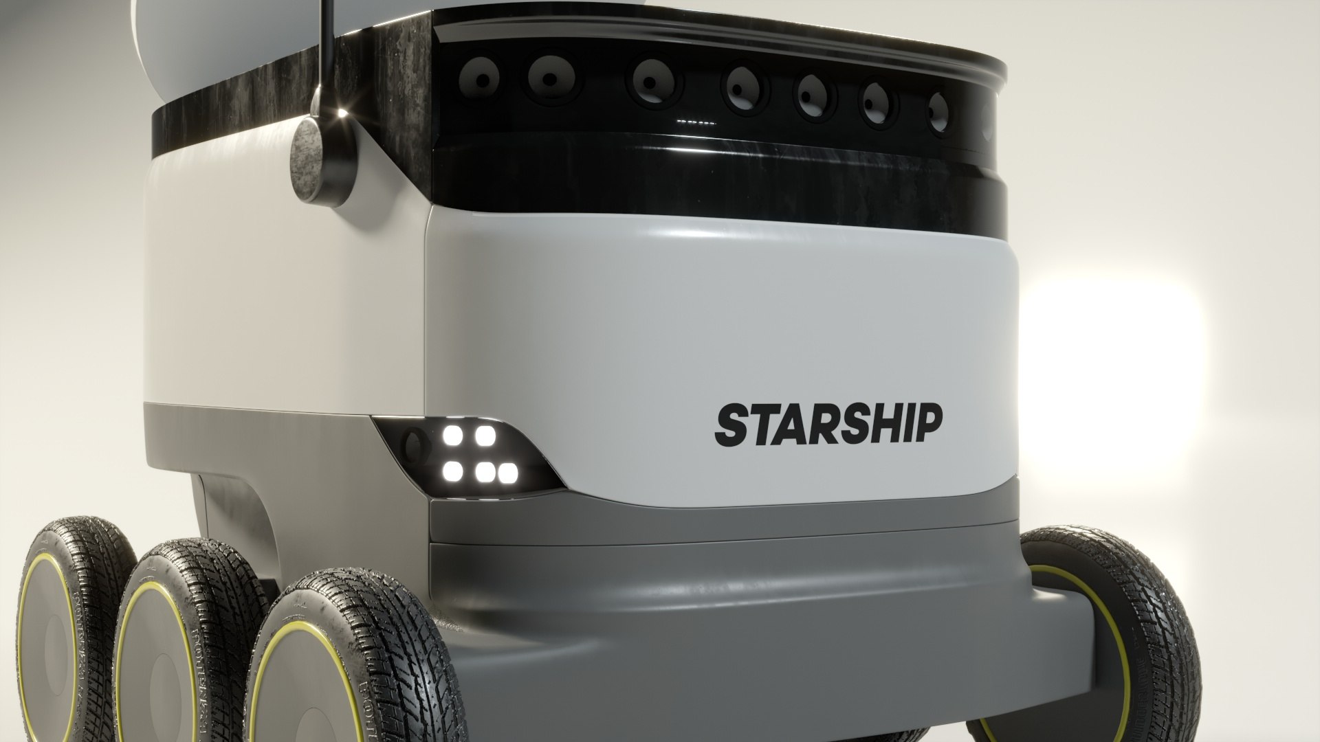 3D Food Delivery Robot - TurboSquid 2288746