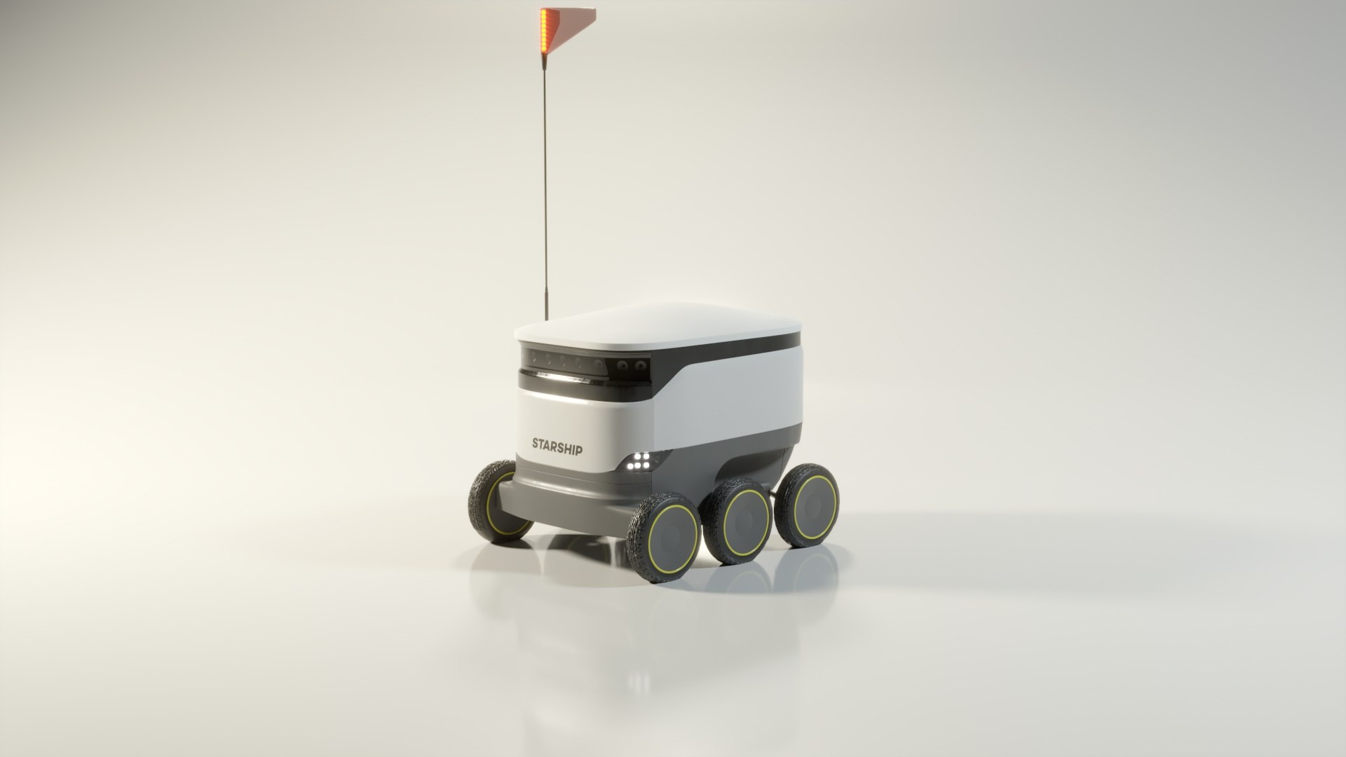 3D Food Delivery Robot - TurboSquid 2288746