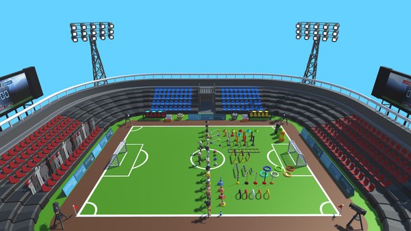 Football Asset Pack Modelo 3D - TurboSquid 1953522