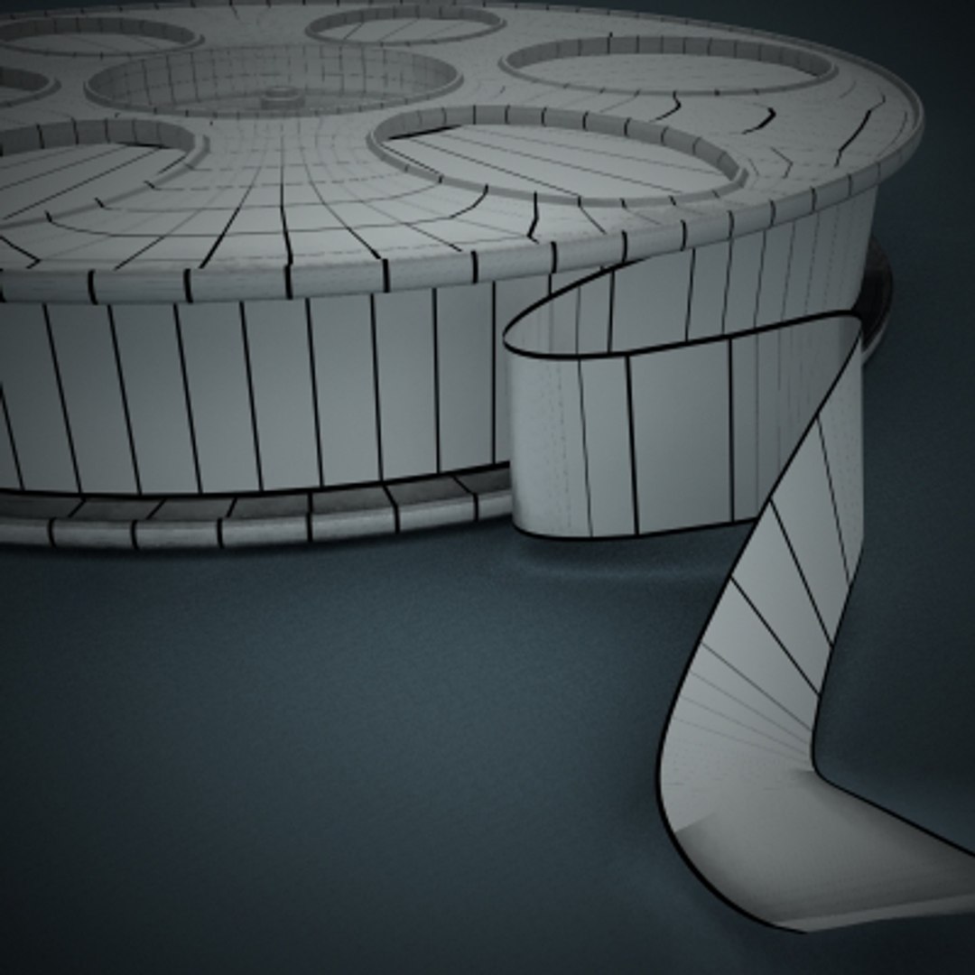 Film Reel 3d Model