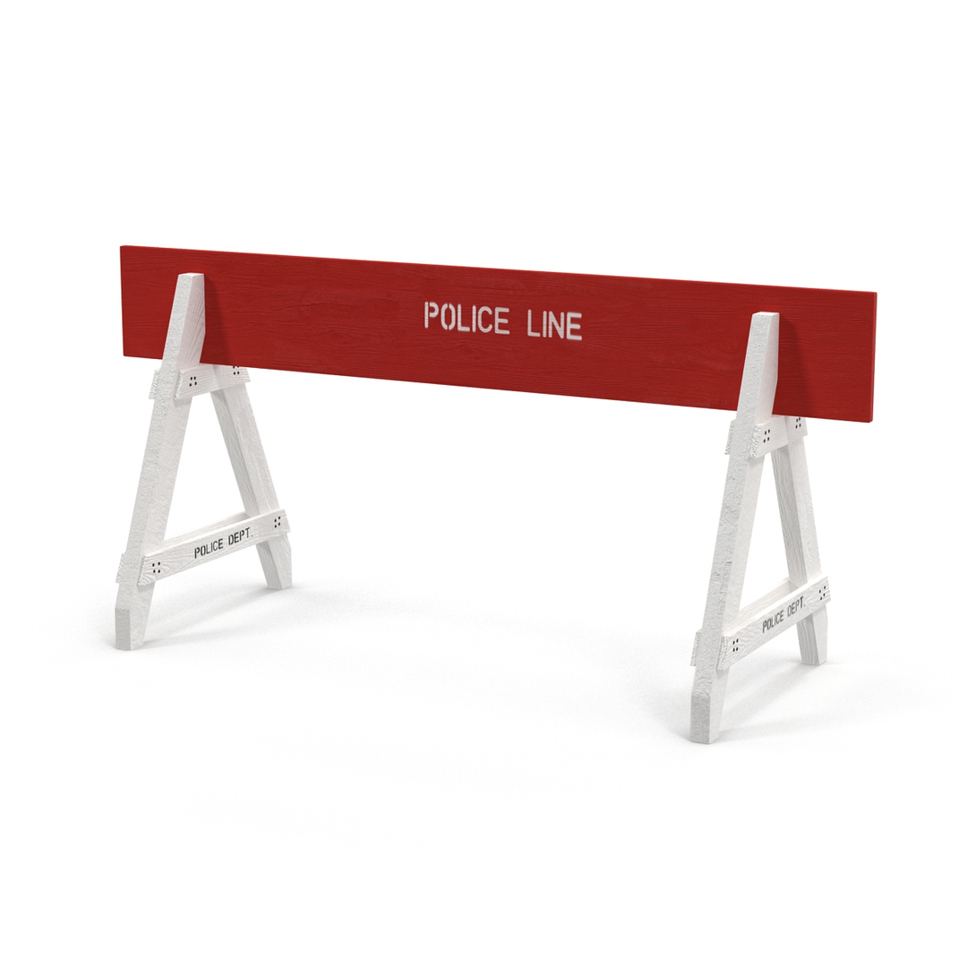 Max Police Road Wooden Barrier