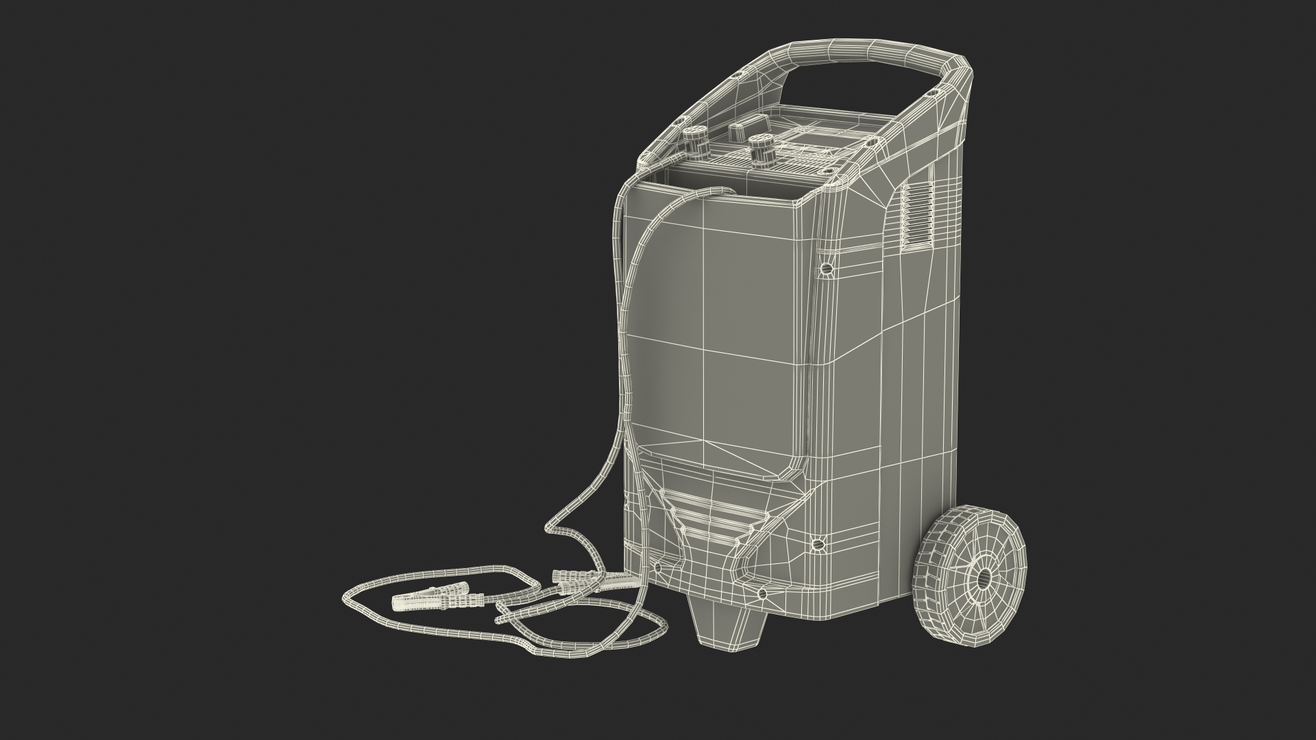 Professional Automotive Battery Charging System 3D Model - TurboSquid ...