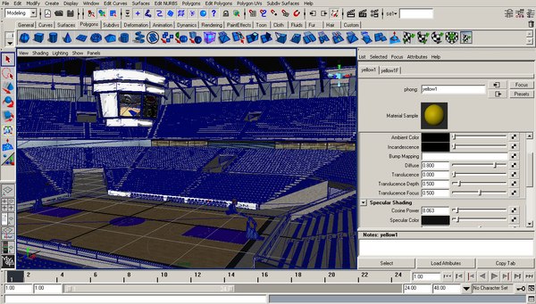 3ds max basketball arena