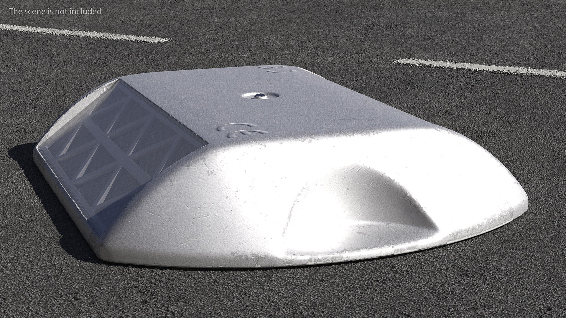 3D Aluminum Road Pavement Marker - TurboSquid 2073100