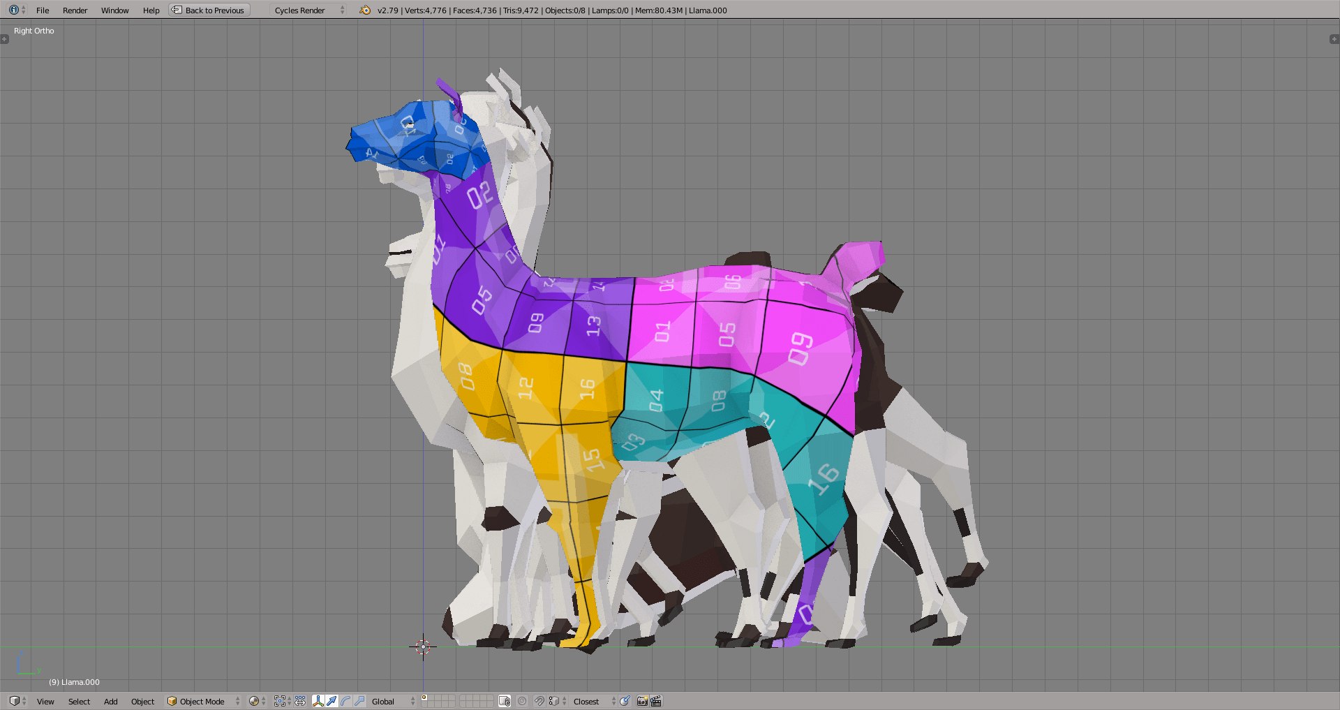 3D animals horse bull - TurboSquid 1394446