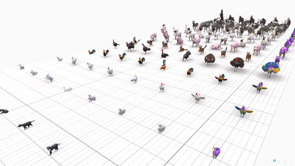 modelo 3d Paquete de animales de granja - TurboSquid 1394446
