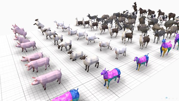 modelo 3d Paquete de animales de granja - TurboSquid 1394446