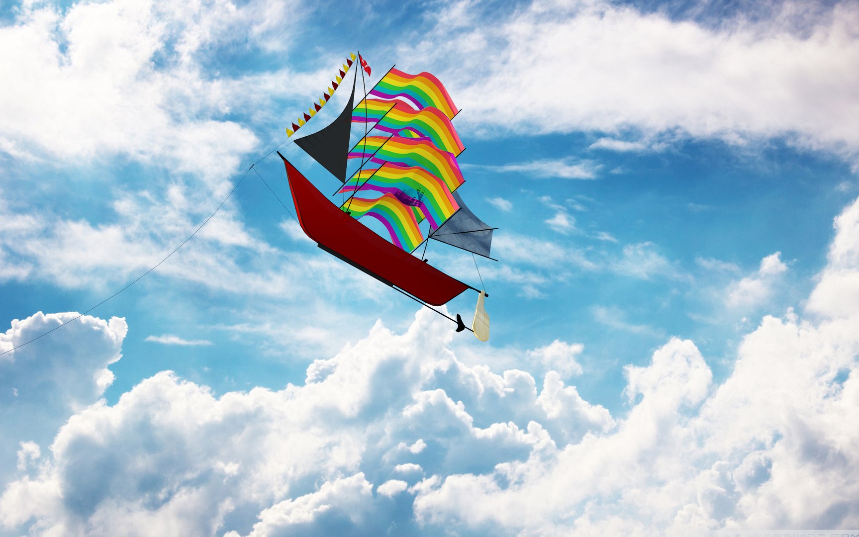 ship kite 3d 3ds