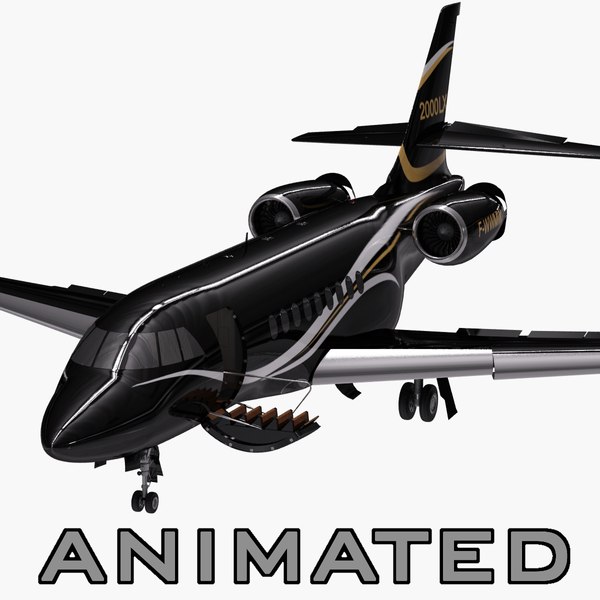 Dassault Falcon 2000 3D Models for Download | TurboSquid