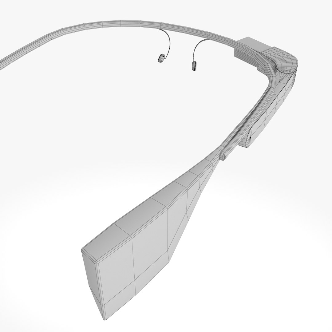 Google Glasses 3d C4d