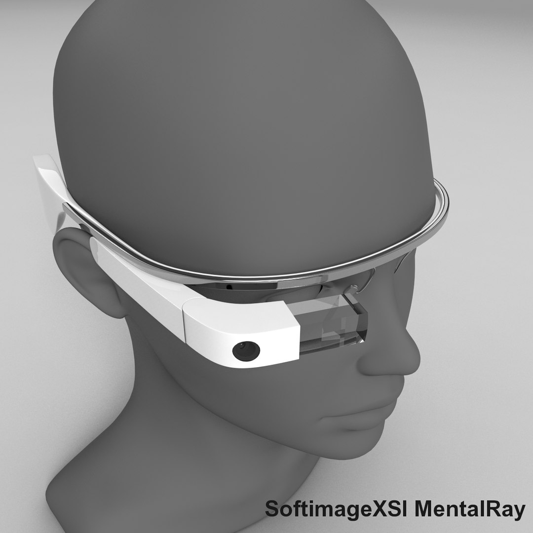 Google Glasses 3d C4d