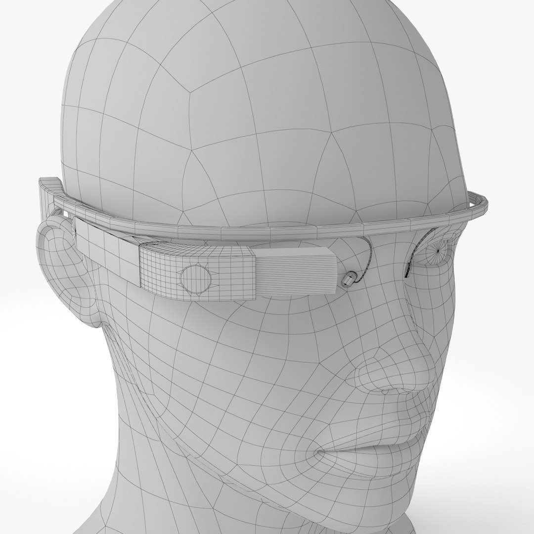 Google Glasses 3d C4d