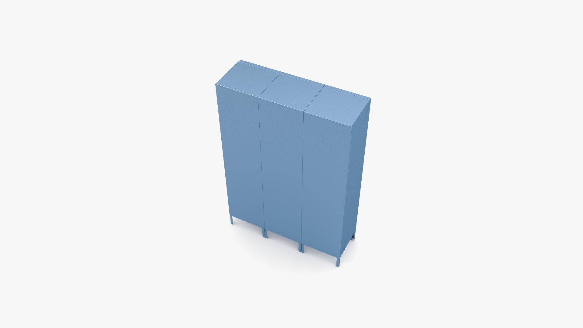 Steel Lockers 3D Model - TurboSquid 2184826