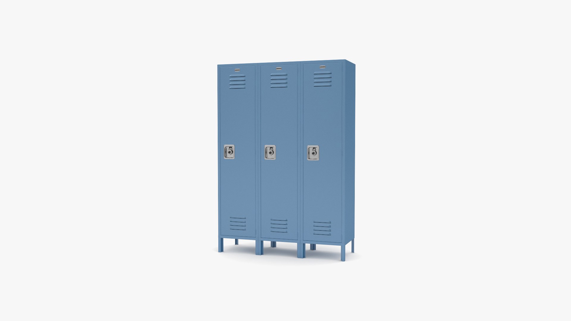 Steel Lockers 3D Model - TurboSquid 2184826