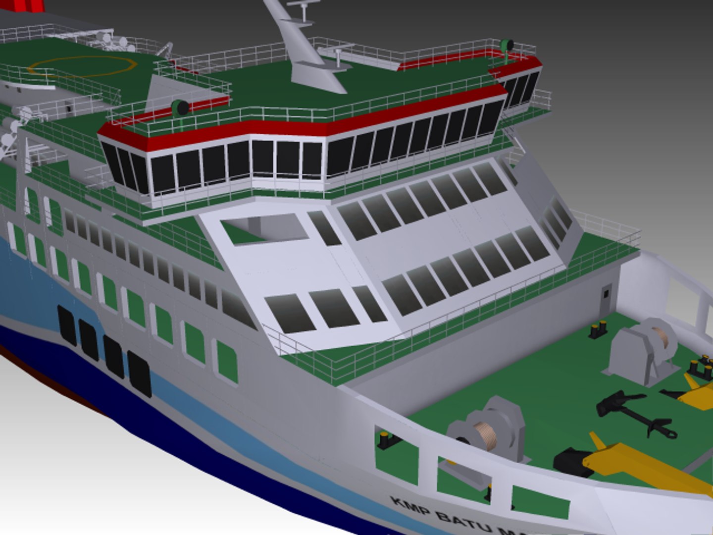 Ro-ro Ferry 3D Model - TurboSquid 1326169