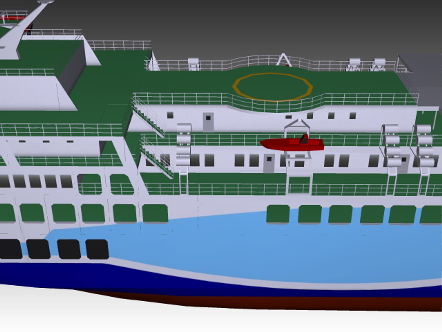 Ro-ro Ferry 3D Model - TurboSquid 1326169
