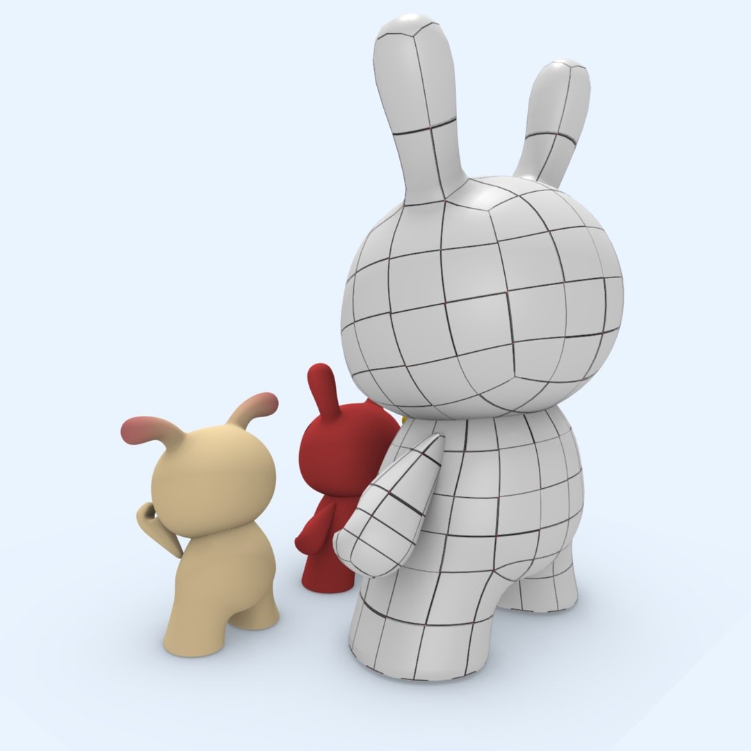 3d Characters Dunny Cute Model