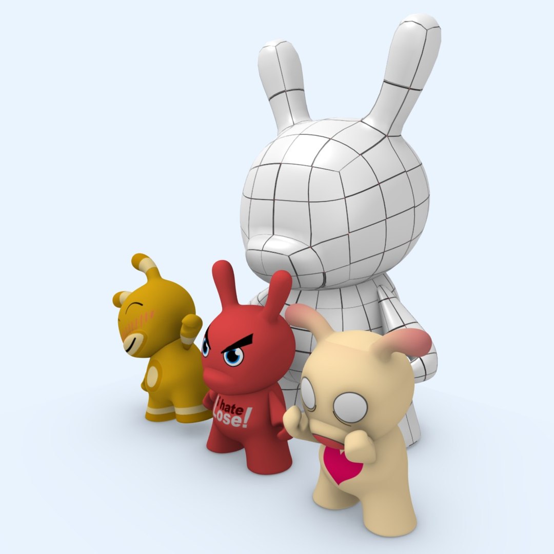 3d Characters Dunny Cute Model