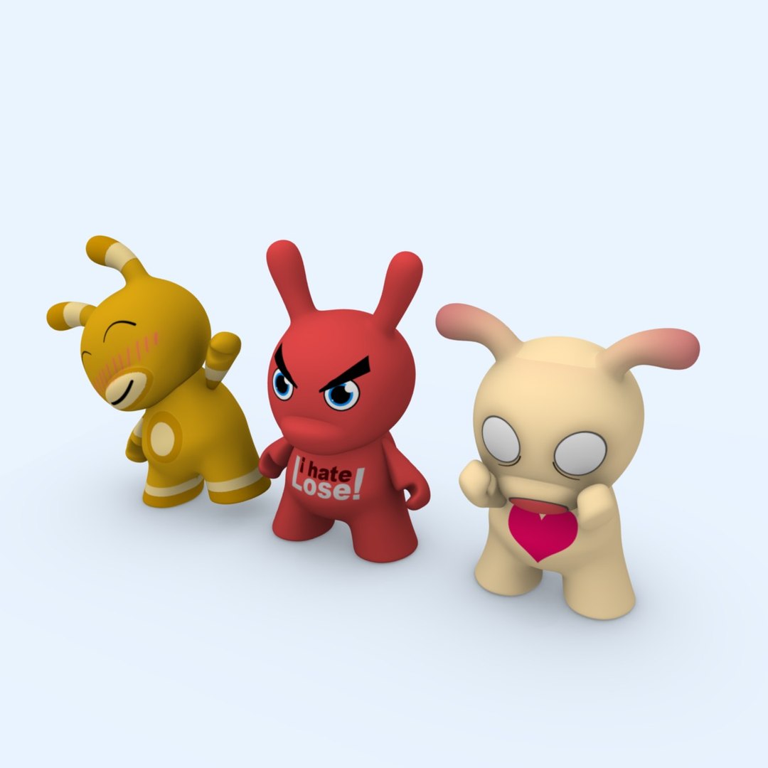 3d Characters Dunny Cute Model
