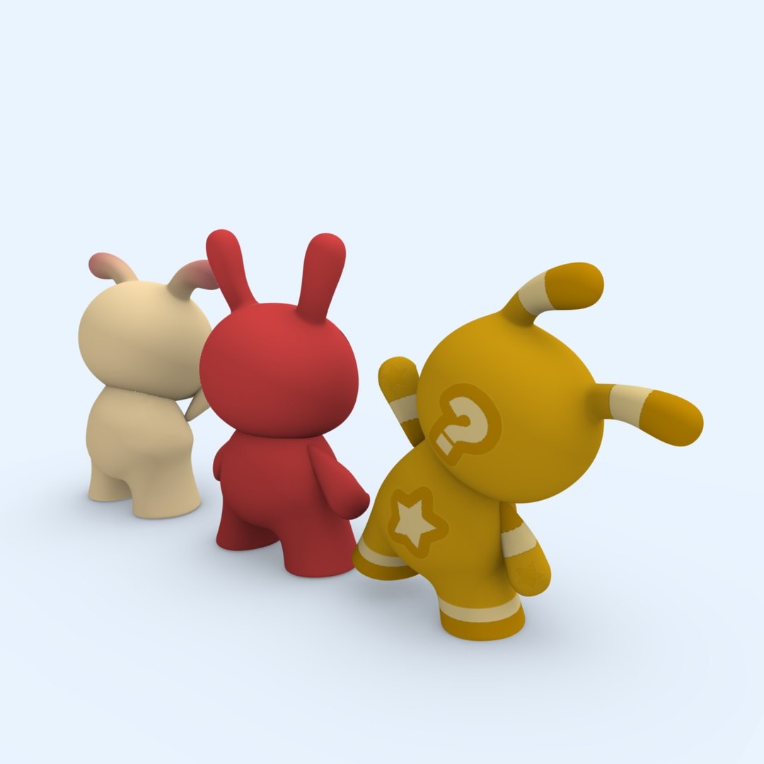 3d Characters Dunny Cute Model