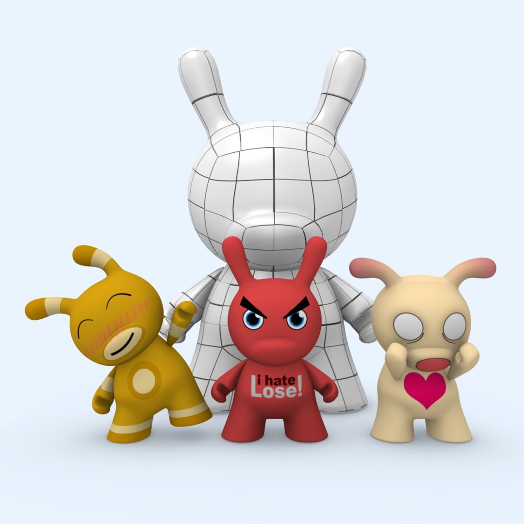 3d Characters Dunny Cute Model