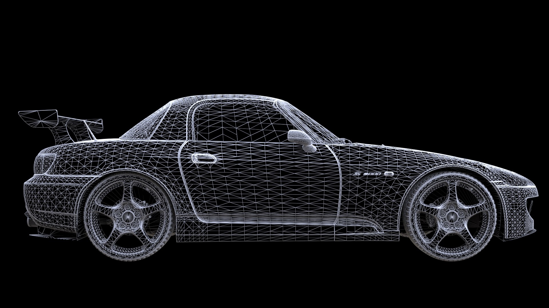2003 Honda S2000 3D Model - TurboSquid 2239513