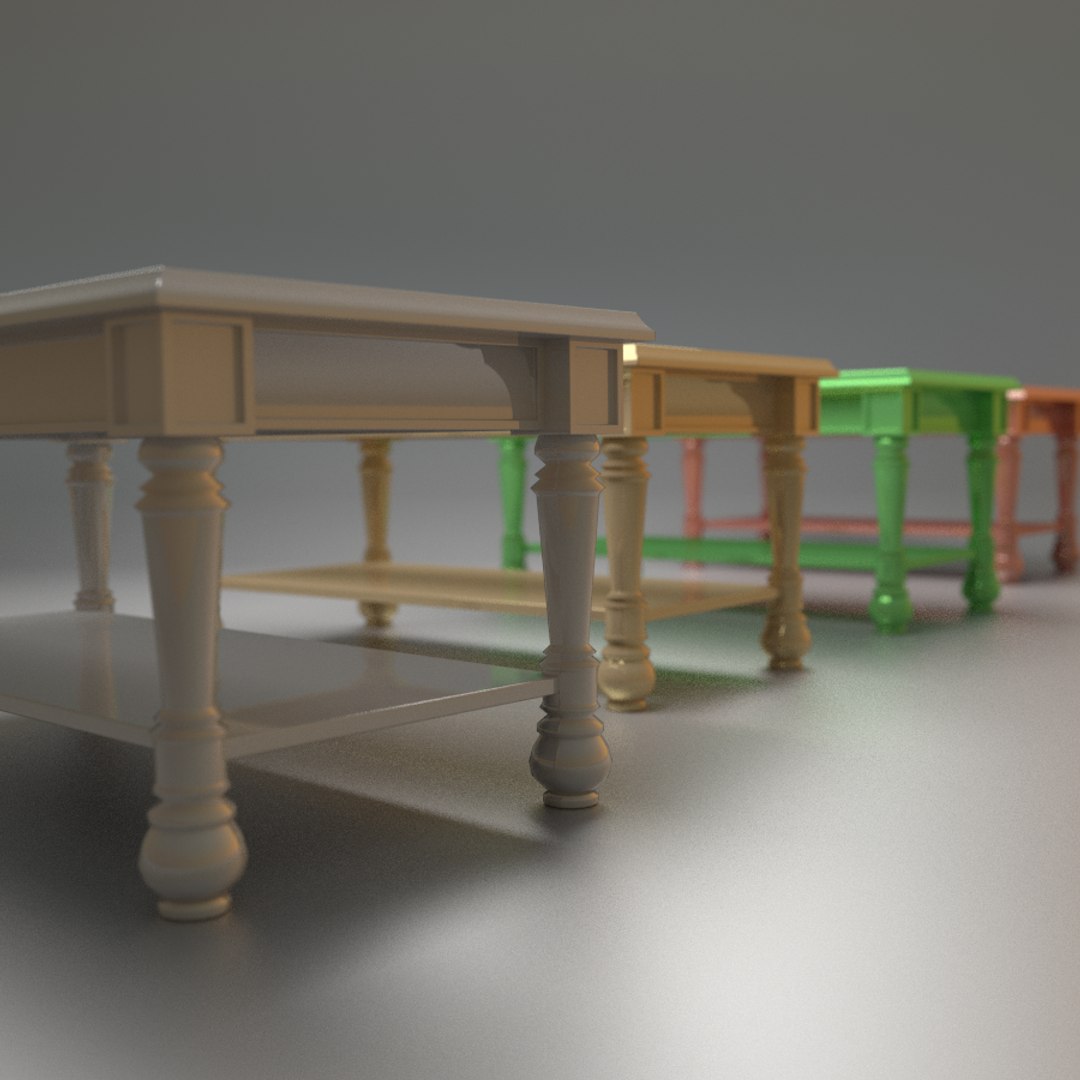 3d model coffe table