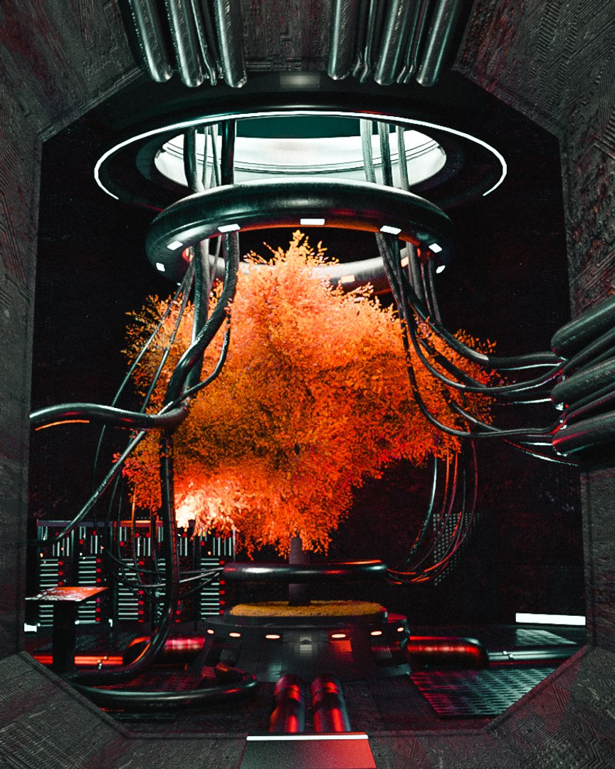 3D Model Science Fiction Laboratory Lab - TurboSquid 1403758