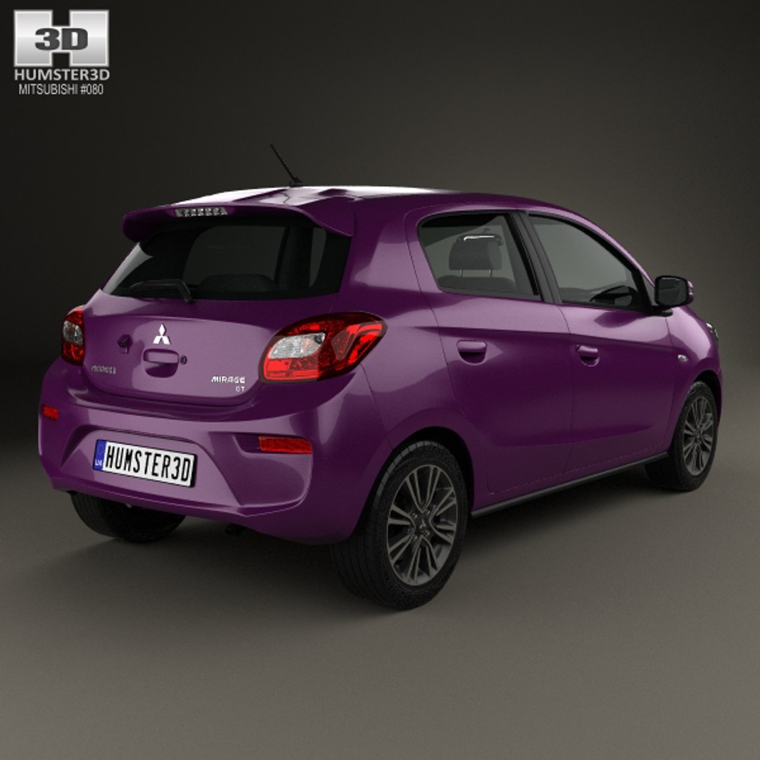 Mitsubishi mirage gt model - TurboSquid 1253608