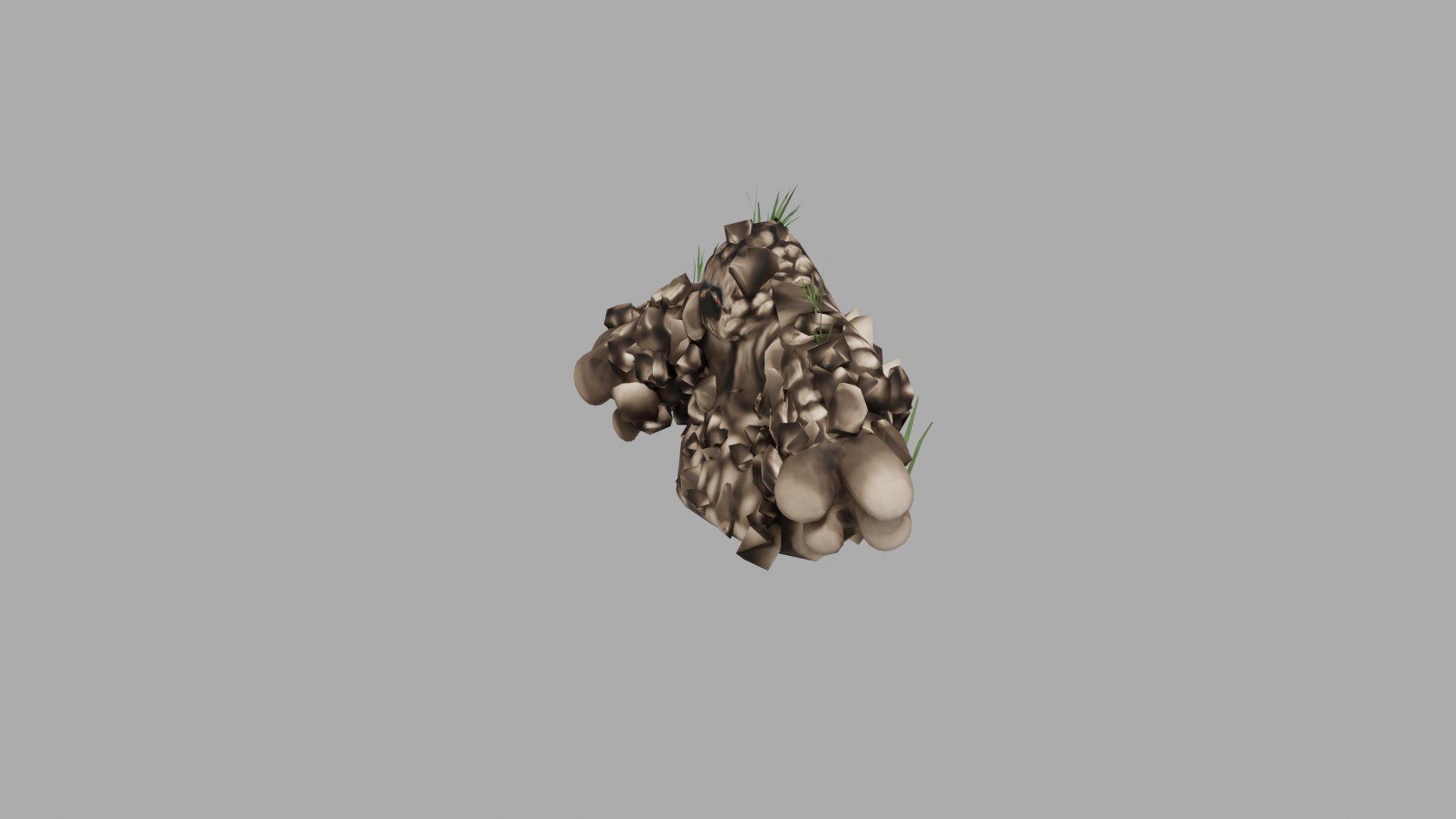 3D Model Low Poly Monster Cave Animated - TurboSquid 1958546
