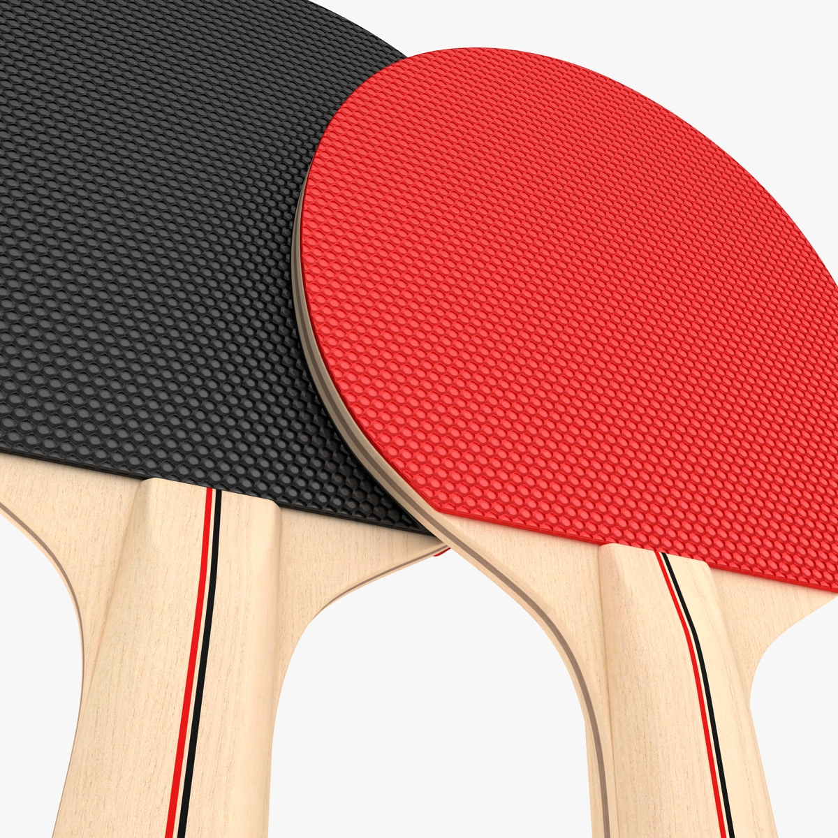 3d model realistic ping pong paddle