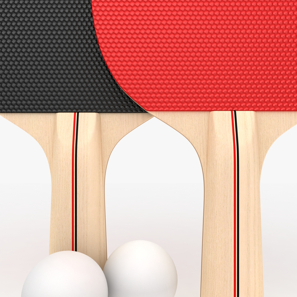 3d model realistic ping pong paddle