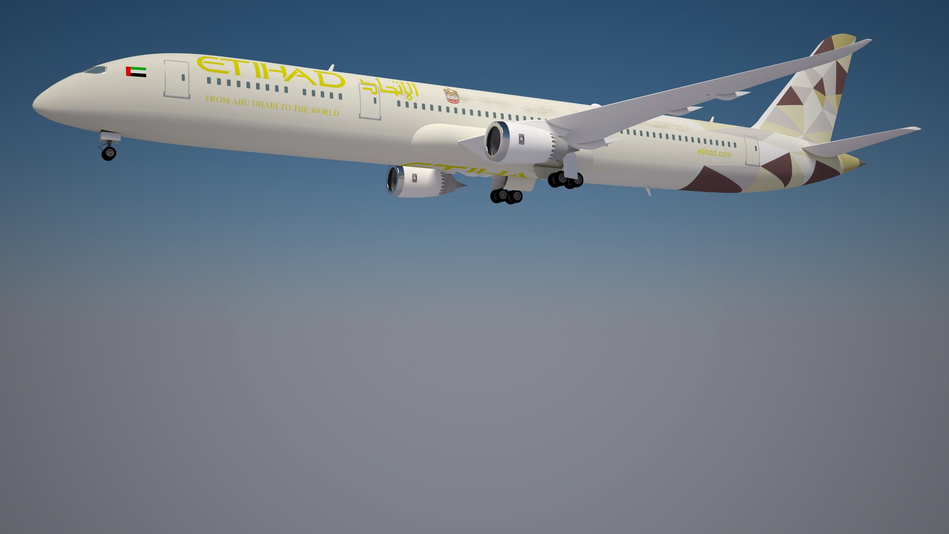 Etihad 787-9 Dreamliner New 3D Model - TurboSquid 1277573