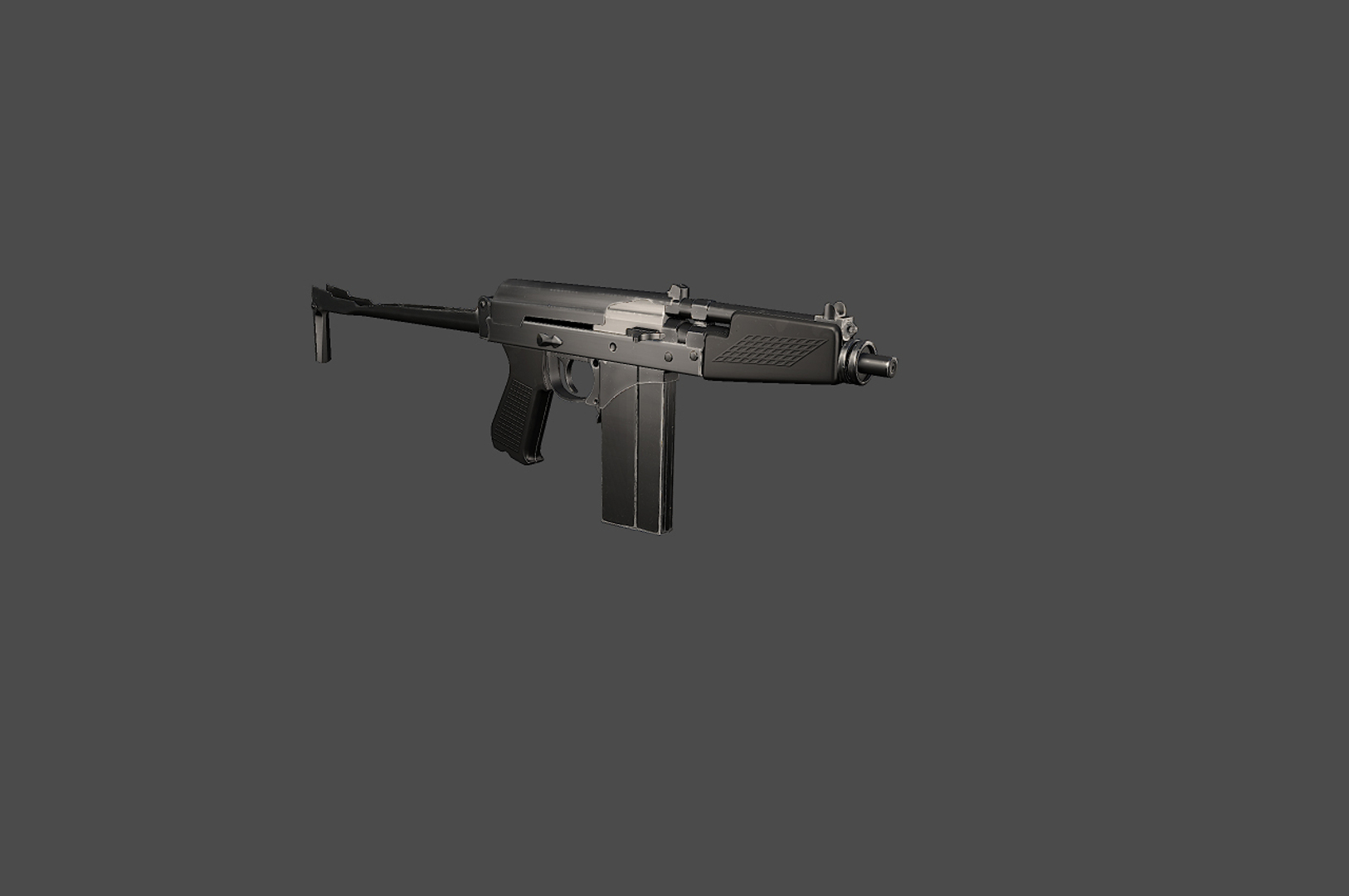 Russian 9a91 Sub-machine Gun 3d Max