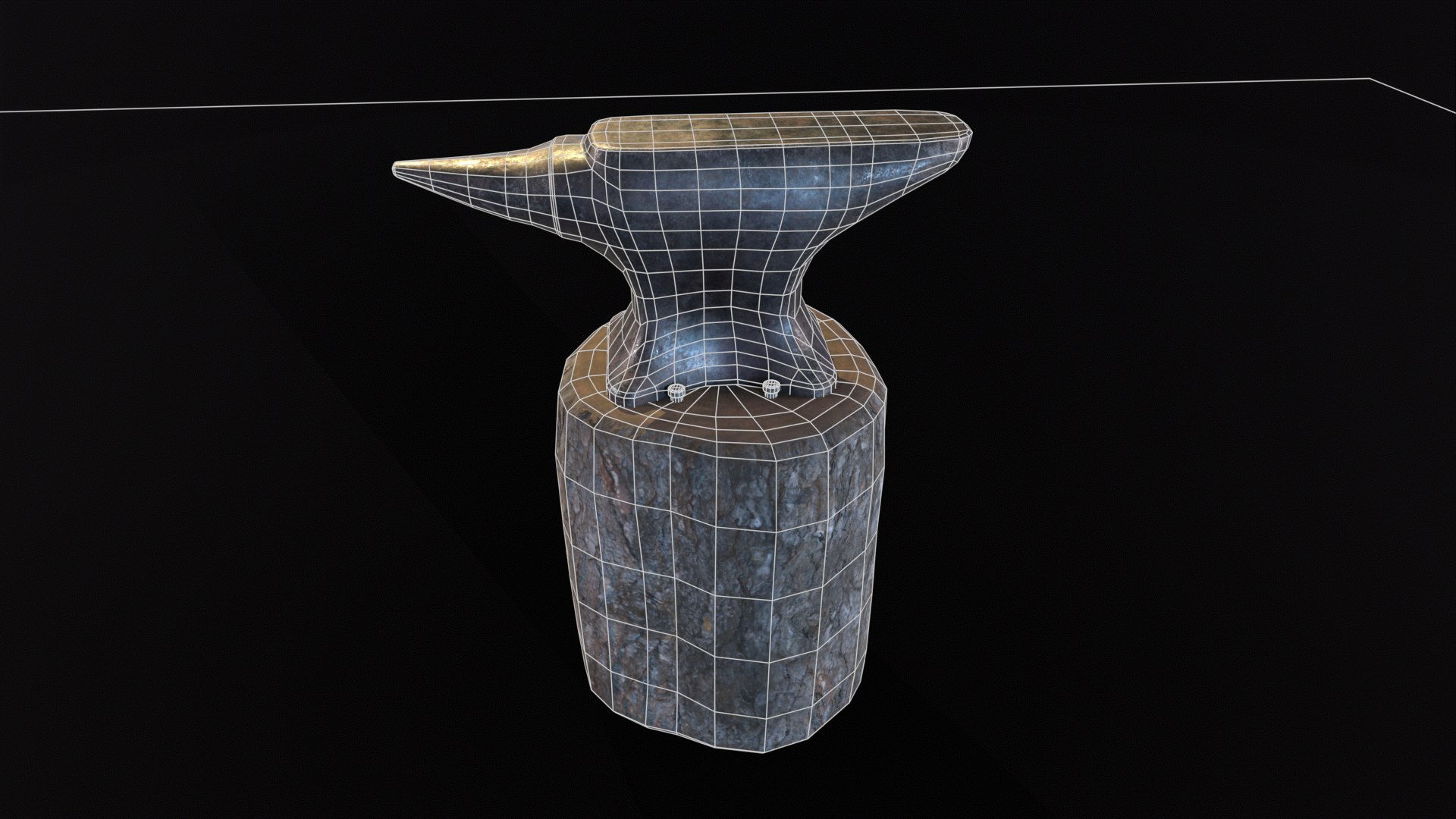 3D Model Old Medieval Anvil - TurboSquid 2121162
