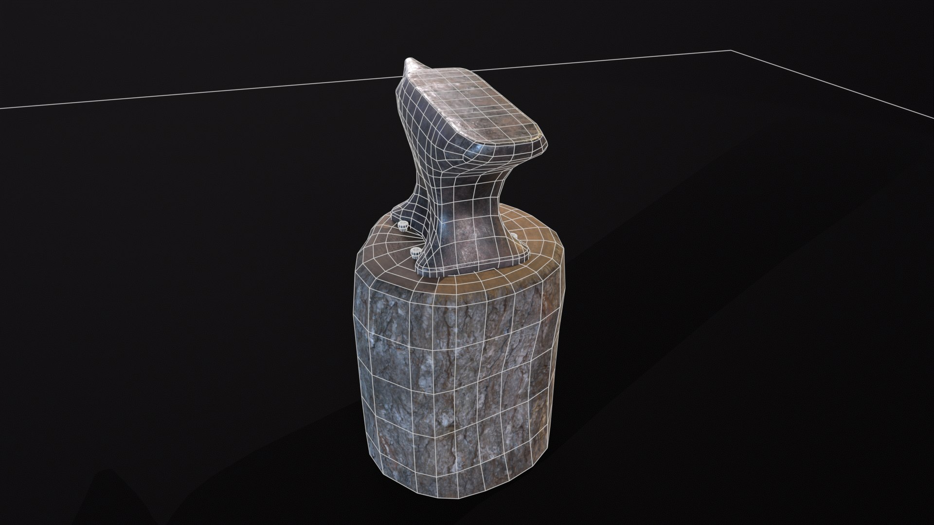 3D Model Old Medieval Anvil - TurboSquid 2121162