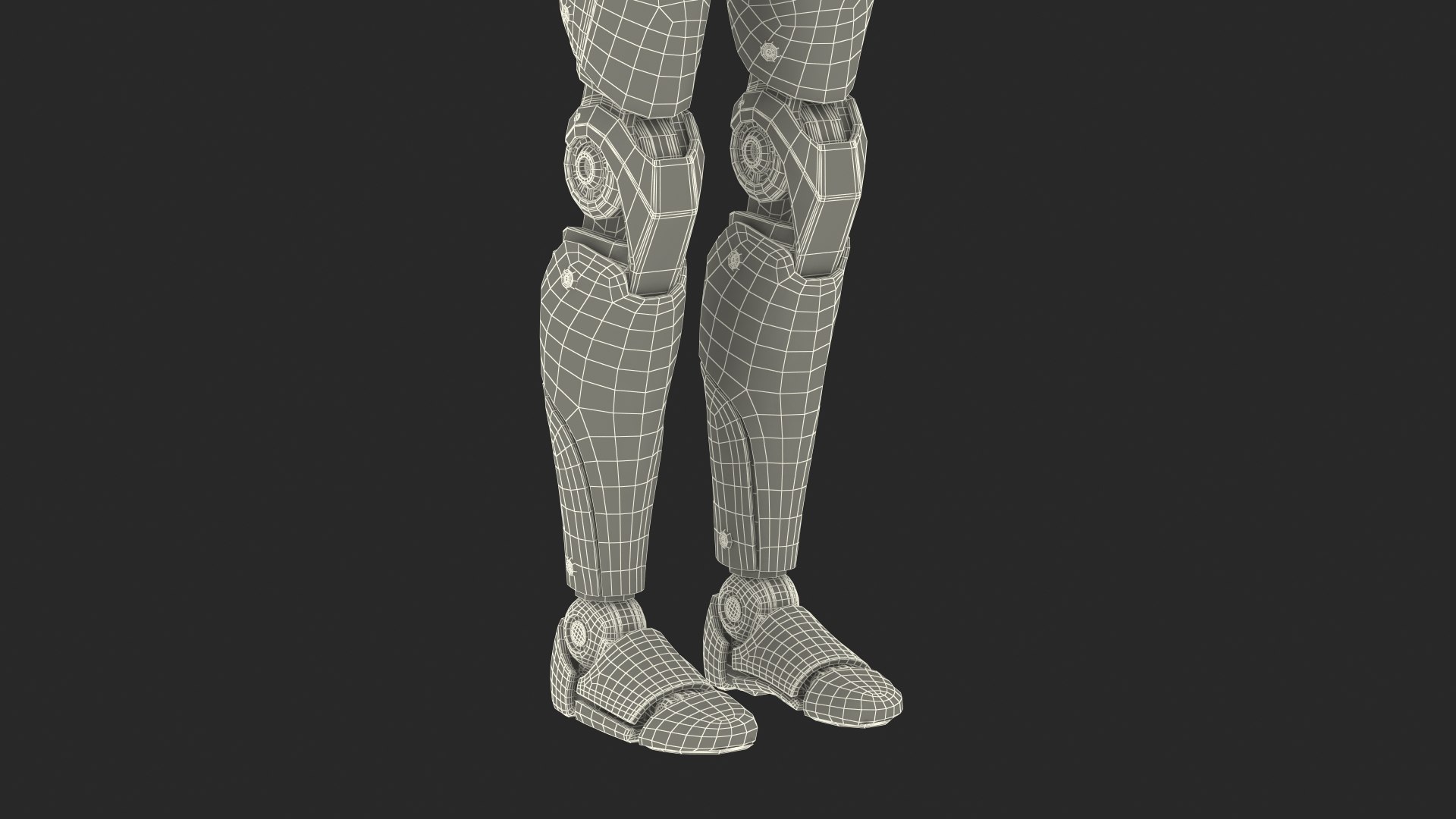 3D Cyborg Male T-pose - TurboSquid 2101323