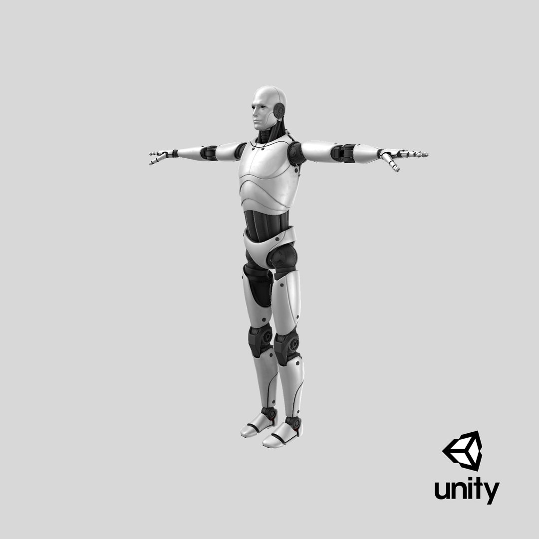 3D Cyborg Male T-pose - TurboSquid 2101323