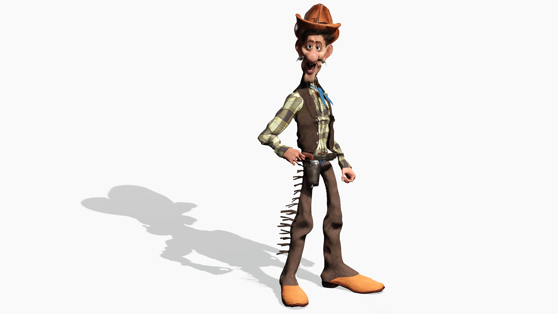 Cowboy Crtoon 3D - TurboSquid 2213809