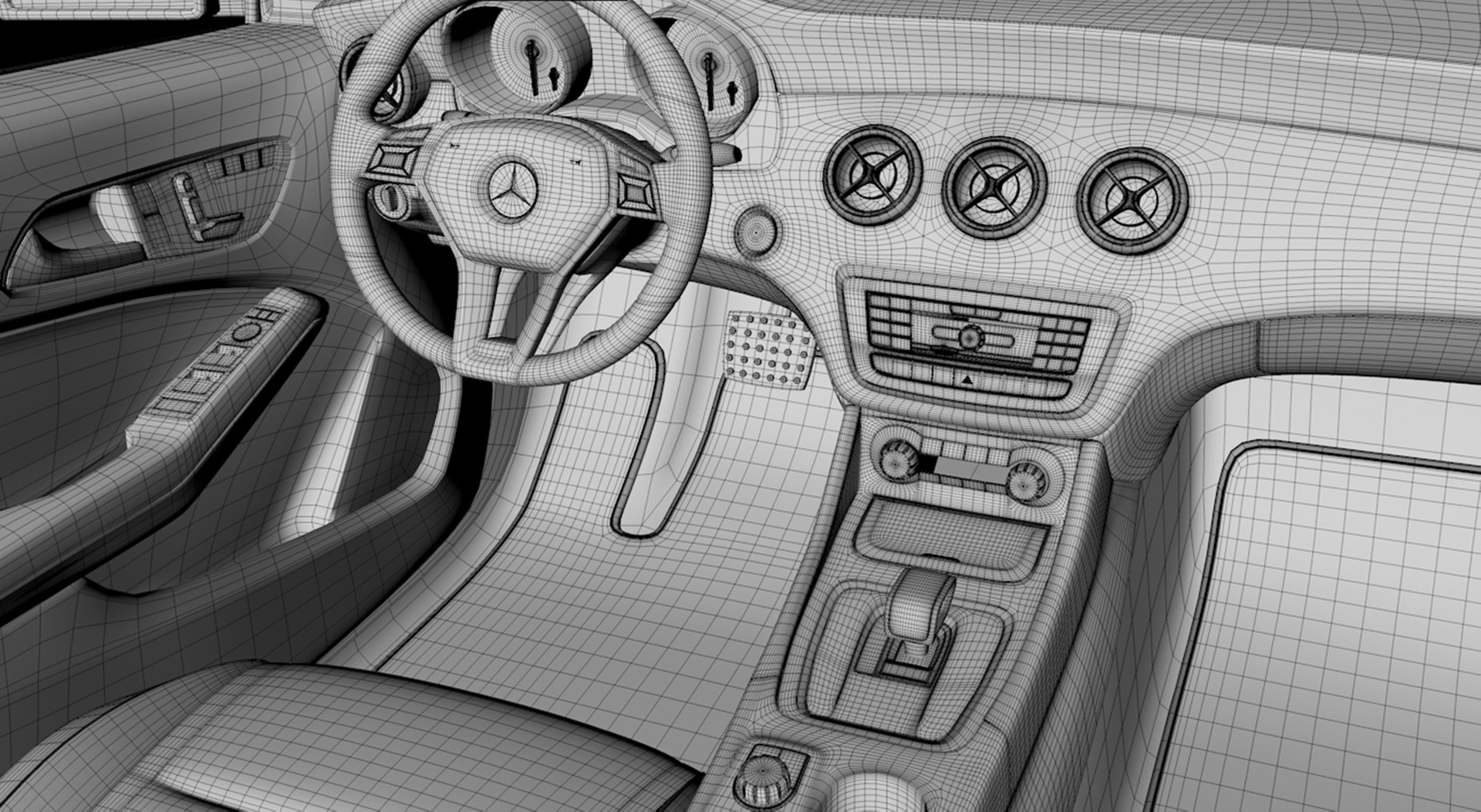 Mercedes Benz A45 Model - TurboSquid 1503404