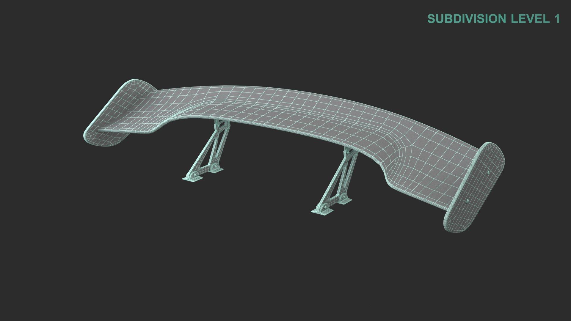 3D Car Wing - TurboSquid 2031733