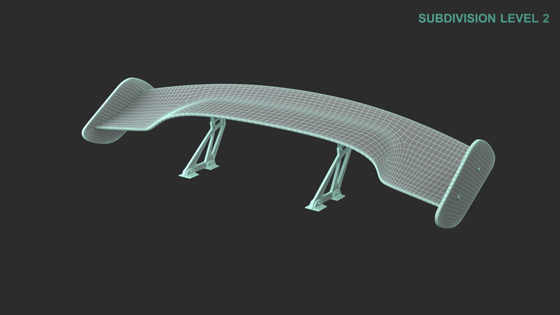 3D Car Wing - TurboSquid 2031733