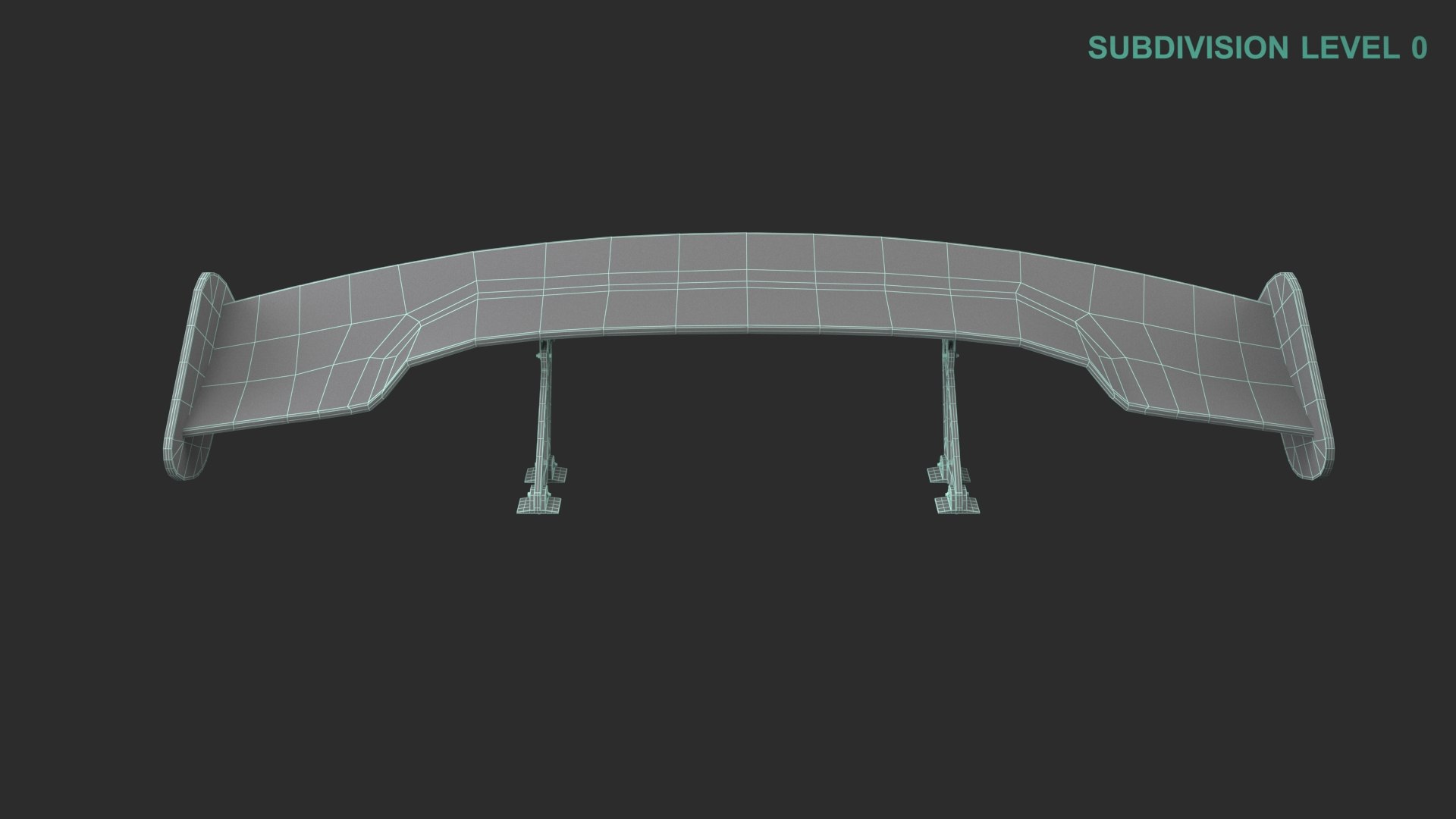 3D Car Wing - TurboSquid 2031733