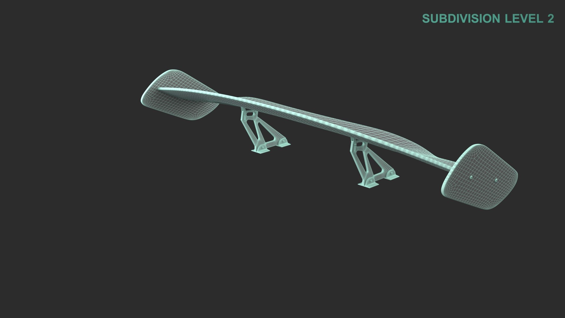 3D Car Wing - TurboSquid 2031733