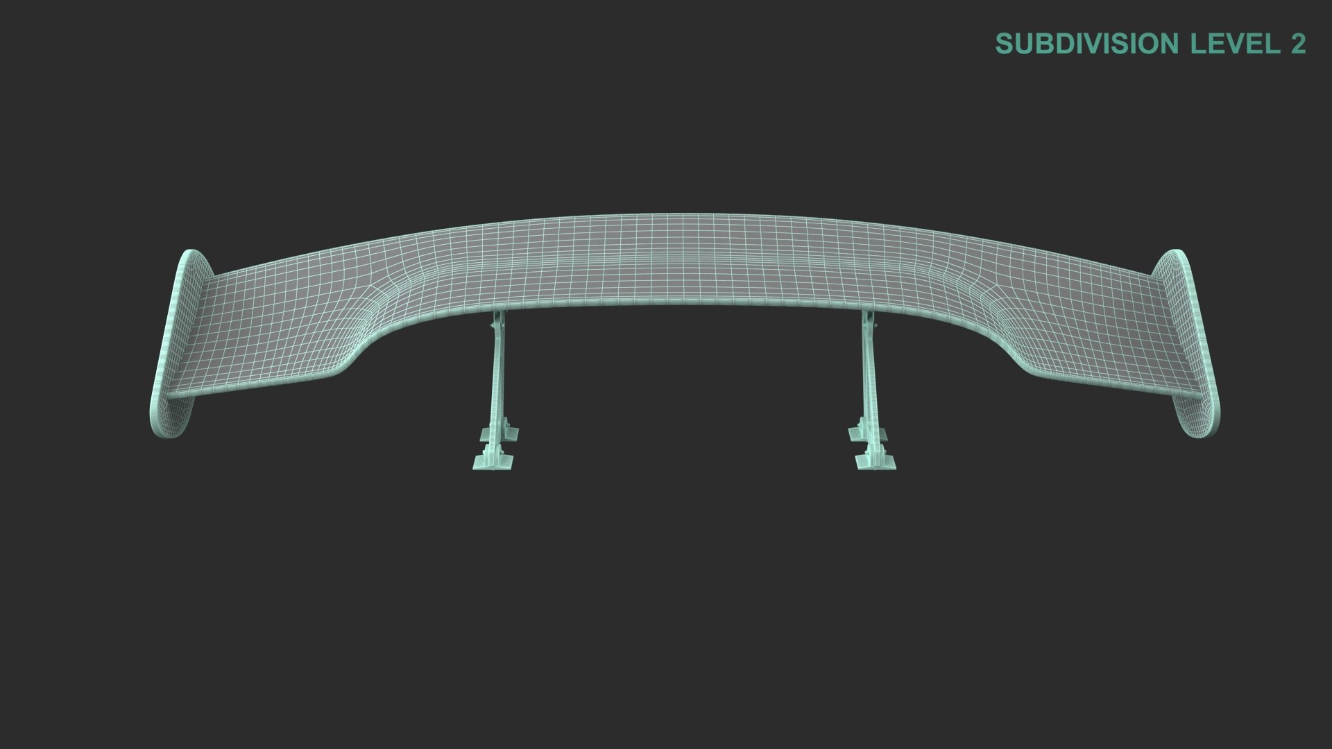 3D Car Wing - TurboSquid 2031733